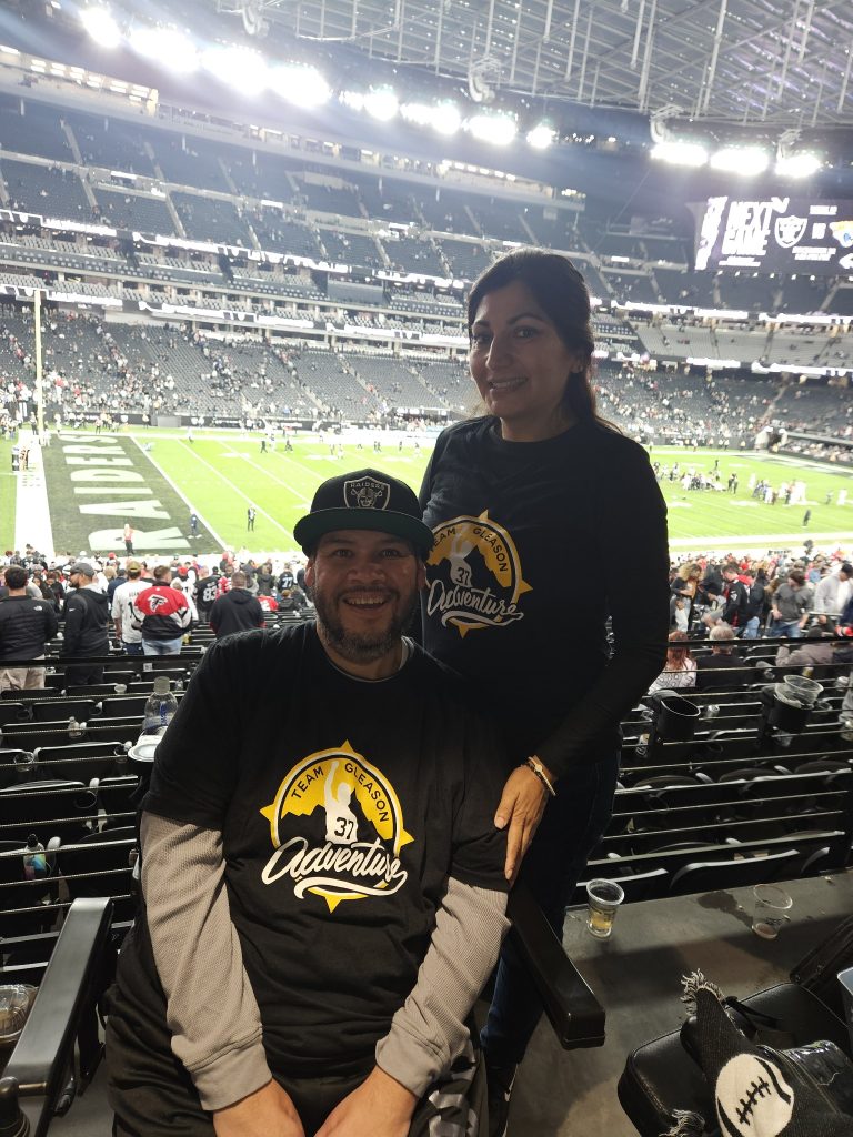 Jason’s Las Vegas Raiders Adventure - Team Gleason